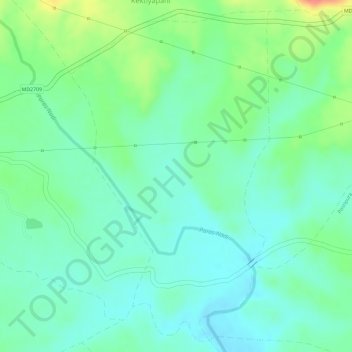 Sutaripura topographic map, elevation, terrain
