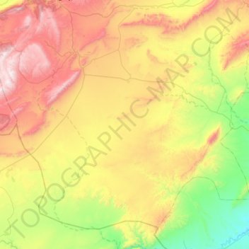 Enjil topographic map, elevation, terrain