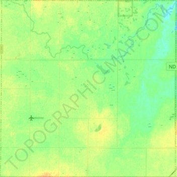 Taylor Township topographic map, elevation, terrain