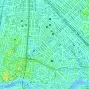 Barangay 465 topographic map, elevation, terrain