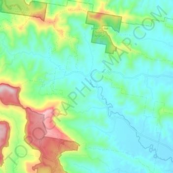 Main Arm topographic map, elevation, terrain