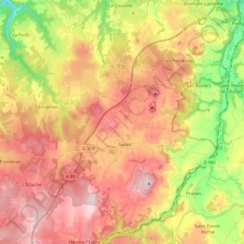 63740 topographic map, elevation, terrain