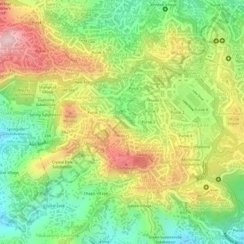 Middle Rock Quarry topographic map, elevation, terrain