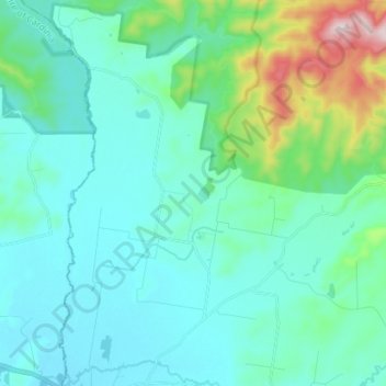 Labertouche topographic map, elevation, terrain