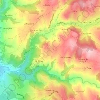 Jas topographic map, elevation, terrain