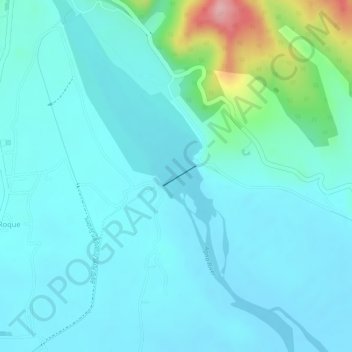 Agno River Integrated Irrigation System topographic map, elevation, terrain