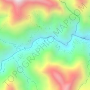Pasil River topographic map, elevation, terrain