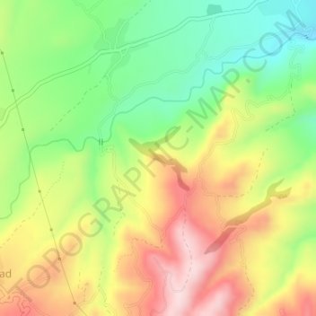 Forest Division topographic map, elevation, terrain