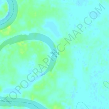Fishing Lake topographic map, elevation, terrain