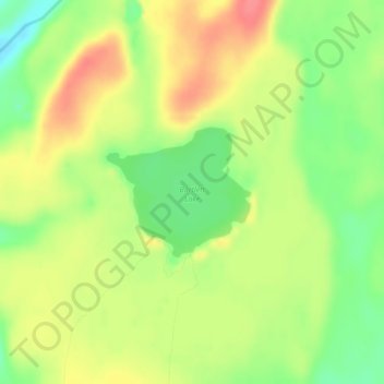 Bartlett Lake topographic map, elevation, terrain