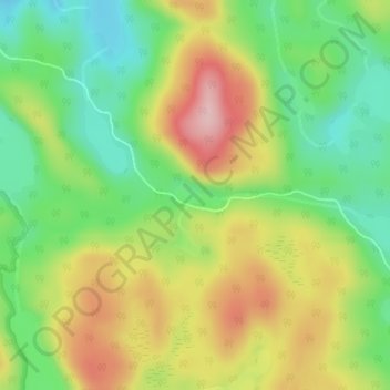 Lac du Chevreuil topographic map, elevation, terrain