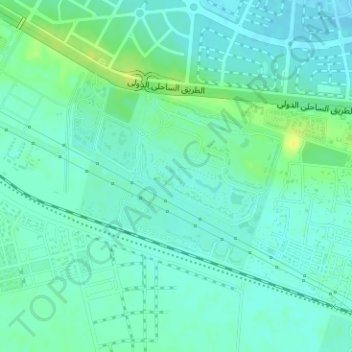 Porto Golf Marina topographic map, elevation, terrain
