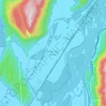 Seabird Island topographic map, elevation, terrain