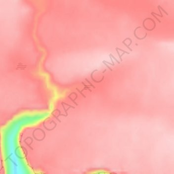Cherry Creek Reservoir topographic map, elevation, terrain