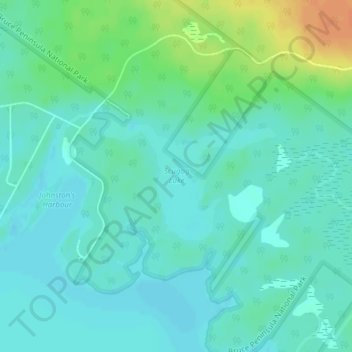 Scugog Lake topographic map, elevation, terrain