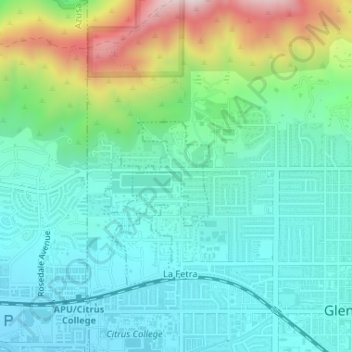 drainage basin topographic map, elevation, terrain
