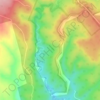 Brisbane Ranges National Park topographic map, elevation, terrain