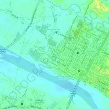Brgy. 1 topographic map, elevation, terrain