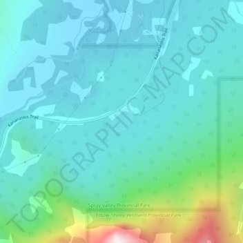 Wedge Pond topographic map, elevation, terrain