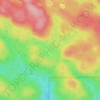 Purdy Lake topographic map, elevation, terrain