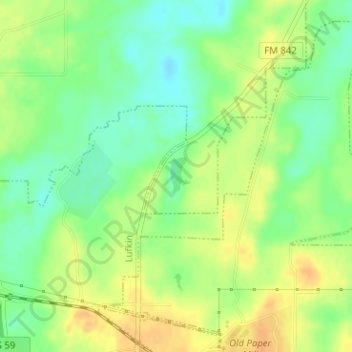 Berry Lake topographic map, elevation, terrain