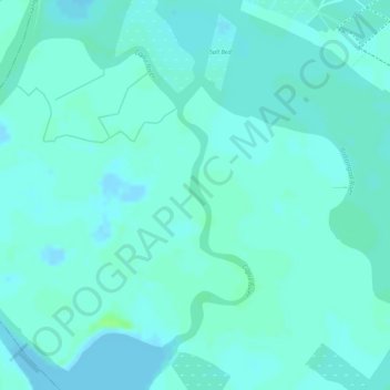 Capiz River topographic map, elevation, terrain