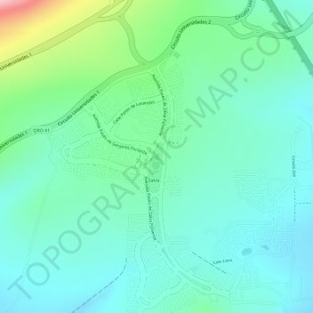 LAGO ZAKIA topographic map, elevation, terrain