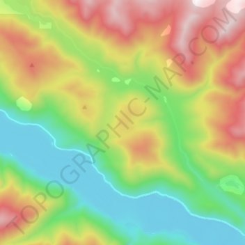 Marshall Ridge topographic map, elevation, terrain