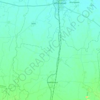 Dardha topographic map, elevation, terrain