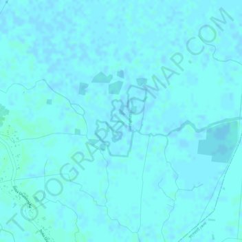 wetlands topographic map, elevation, terrain