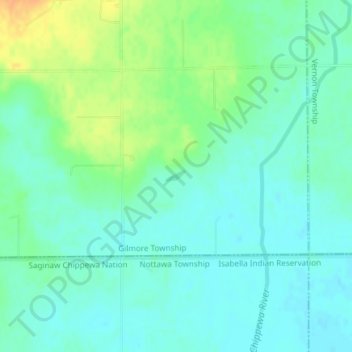 Mabel Lake topographic map, elevation, terrain