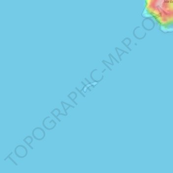 Isla Watson topographic map, elevation, terrain