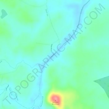 Isis River topographic map, elevation, terrain