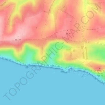 Scratchy Bottom topographic map, elevation, terrain