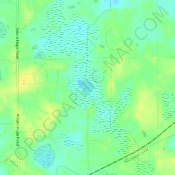 Riley Lake topographic map, elevation, terrain